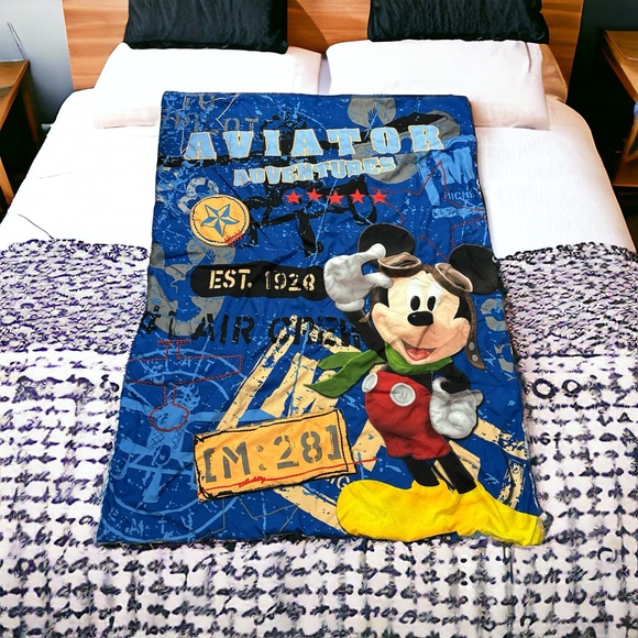 Disney | Other | Disney Mickey Mouse Comforter Aviator Adventures Kids ...